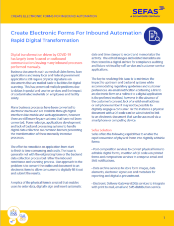 Solution Sheet: Electronic Forms