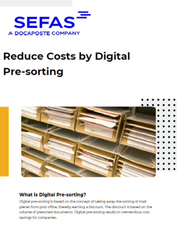 Digital Pre-sorting Solution Sheet
